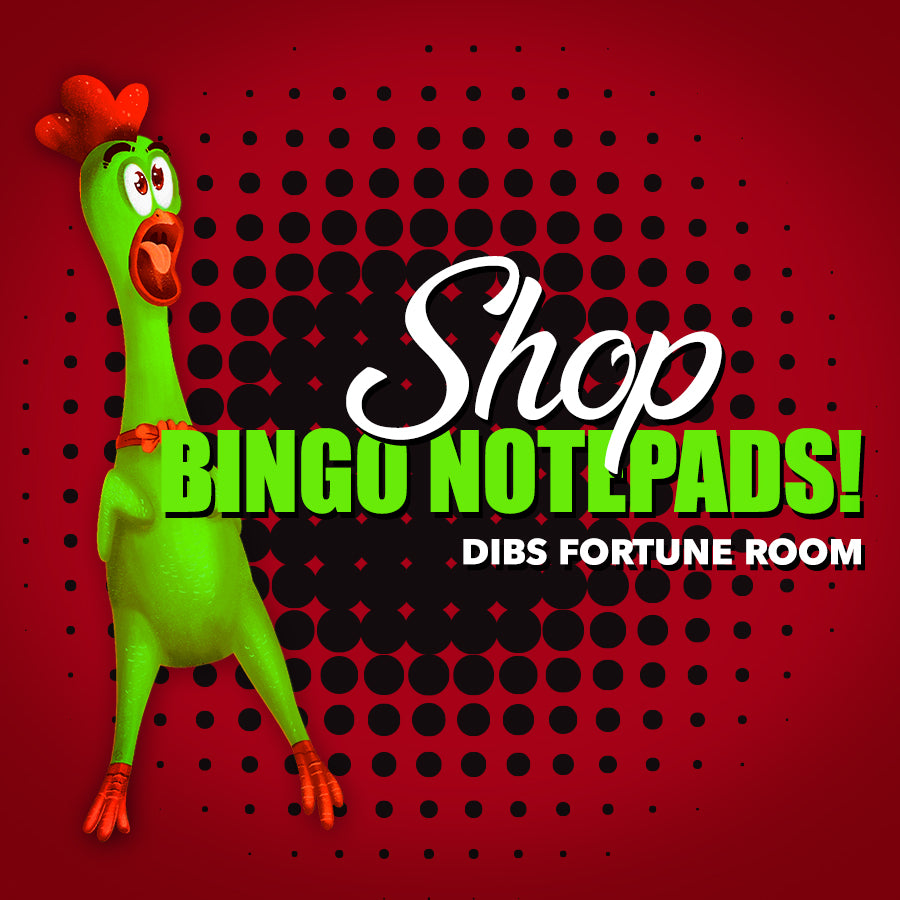 Bingo Notepads – DIBS FORTUNE ROOM