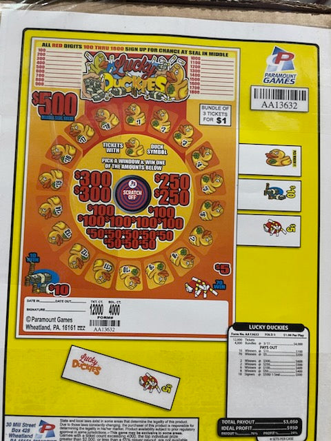 LUCKY DUCKY JARS – DIBS FORTUNE ROOM