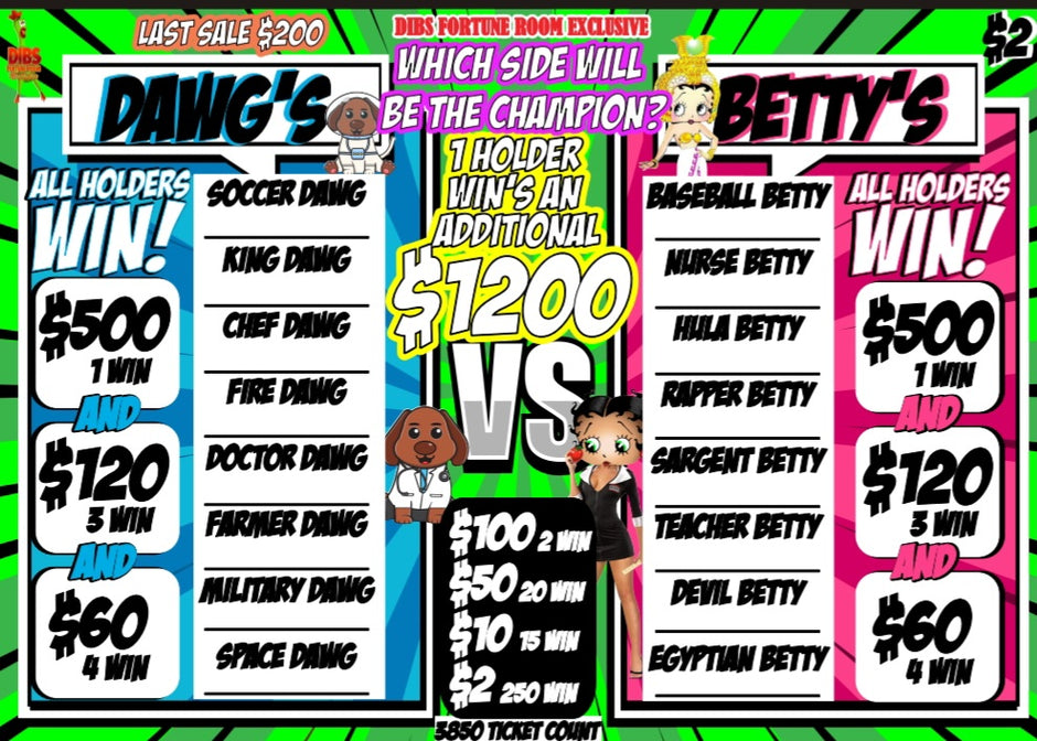 Dibs Fortune Exclusive Games – DIBS FORTUNE ROOM